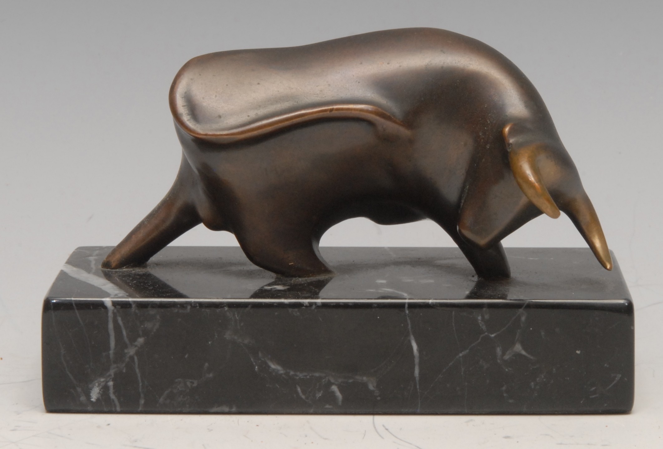 Jill Cowie Sanders | A dark stylised bull model | MutualArt
