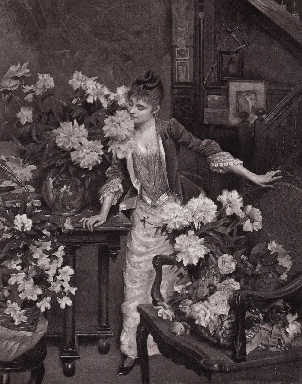 Albert Aublet | Albert Louis Aublet 1800s Antique Print Mistress ...