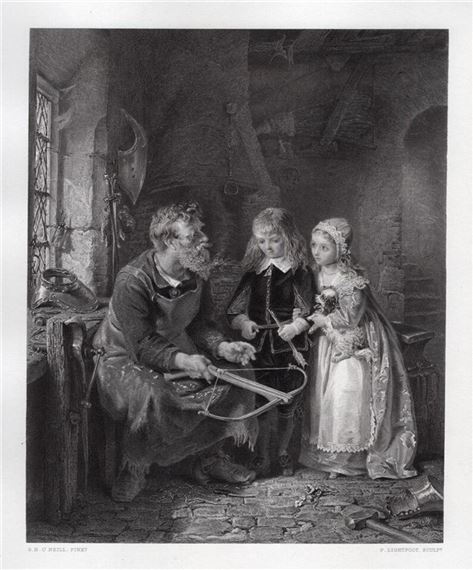 George Bernard O'Neill | George Bernard O'Neill 1800s Engraving The ...