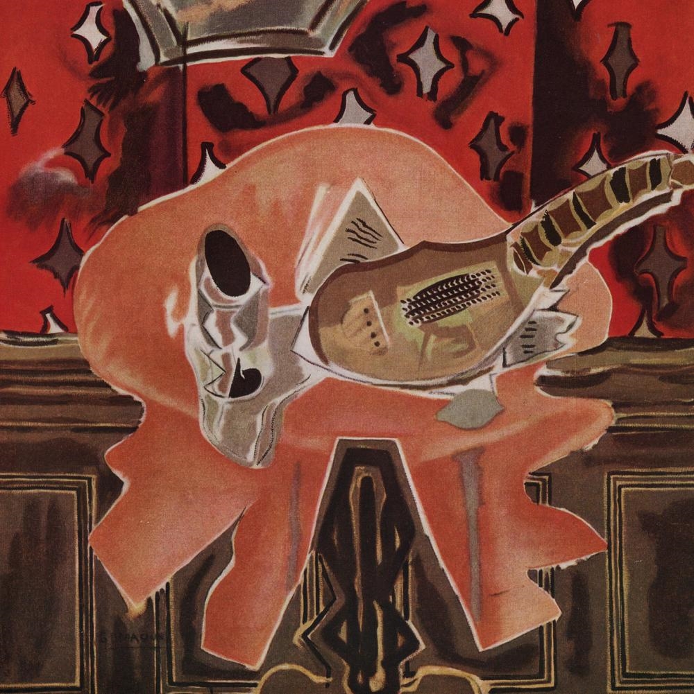 Georges Braque | FRAMED 1956 Georges BRAQUE Vintage Color Print Le ...