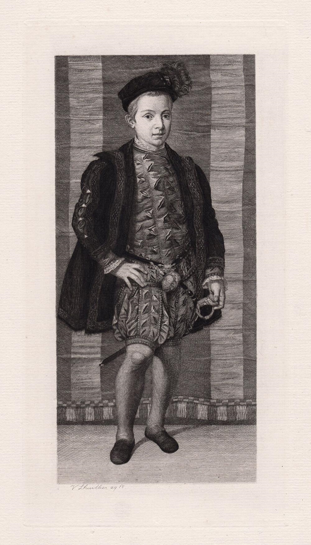 Jacopo Pontormo | Pontormo Portrait of a Boy etching signed (1844 ...