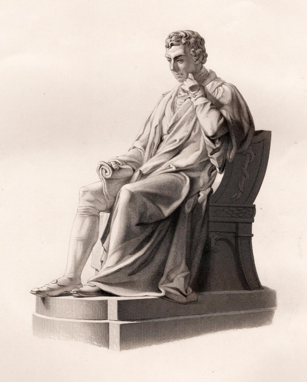 William Calder Marshall | WILLIAM CALDER MARSHALL Engraving Portrait of ...