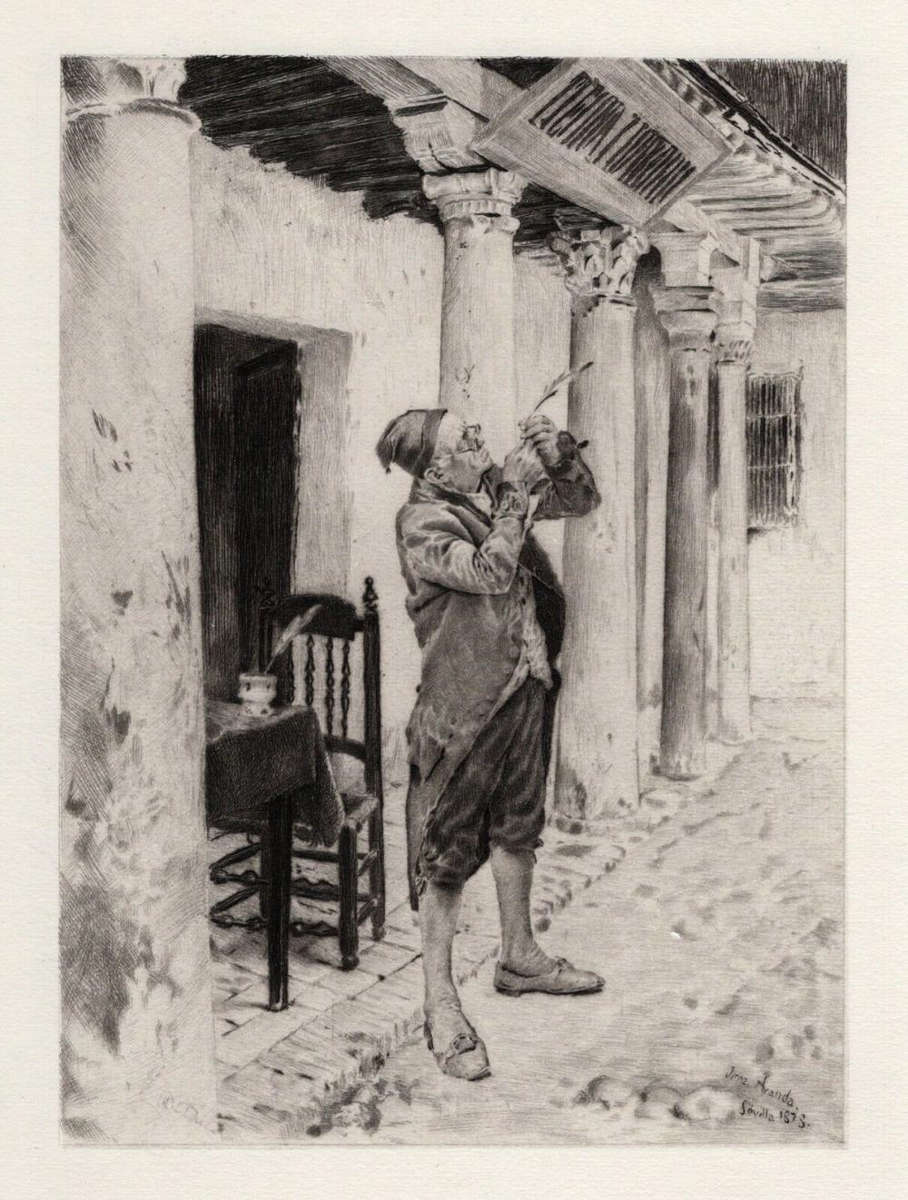 José‏ Jiménez Aranda | Portrait de jeune homme Aguirre (1889) | MutualArt