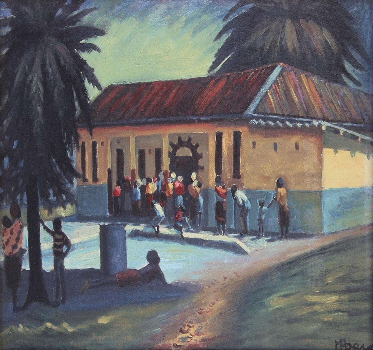 George Pemba | WAITING IN LINE | MutualArt