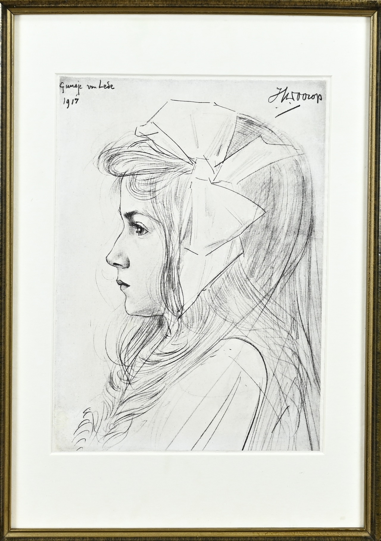 Jan Toorop | Jan Toorop. 1858 - 1928. Lithografie op papier. Portret ...