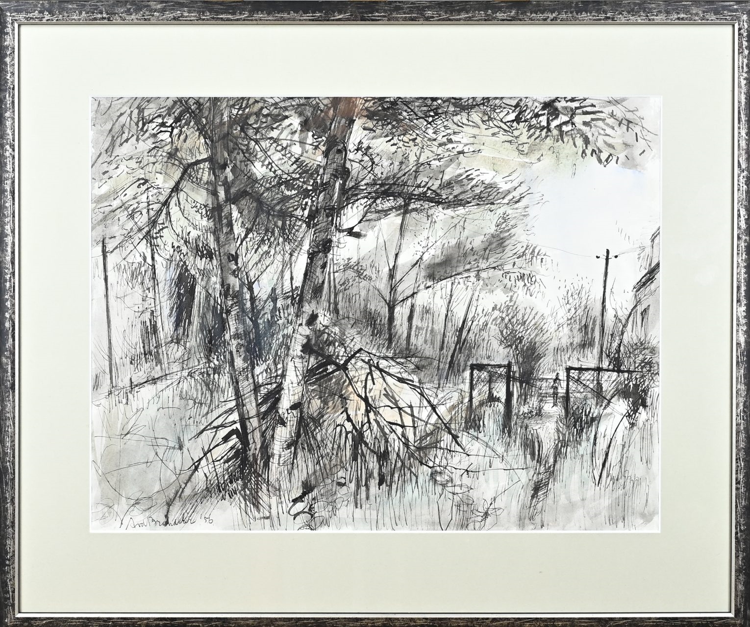 Agnes Brandeler | Agnes van den Brandeler. 1918 - 2002. Bosgezicht met ...