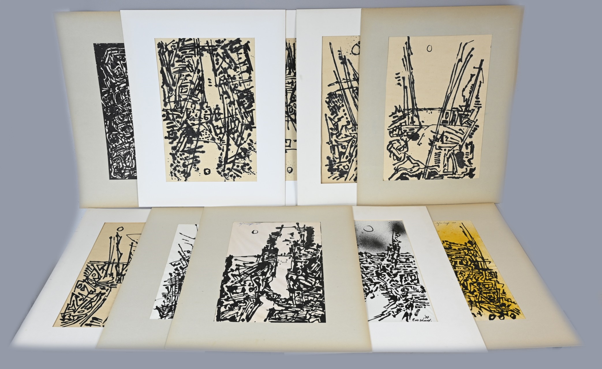 Eef de Weerd | Tien diverse werken van Eef de Weerd. 1926 - 1989 ...