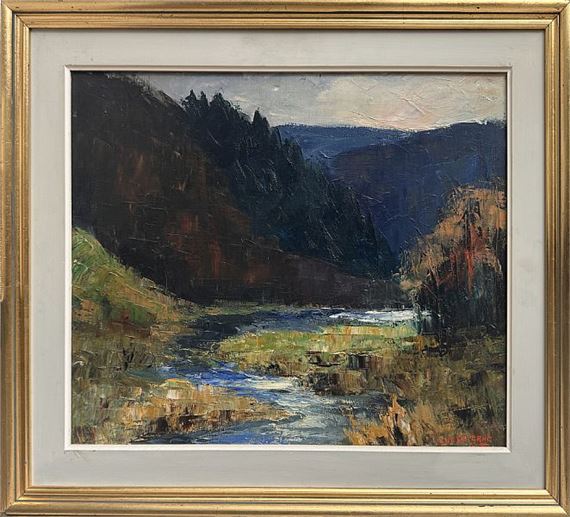 Lucienne Faisant | Bord de rivière | MutualArt