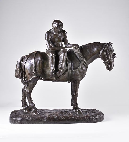 Louis Gerardy | Homme et son cheval | MutualArt