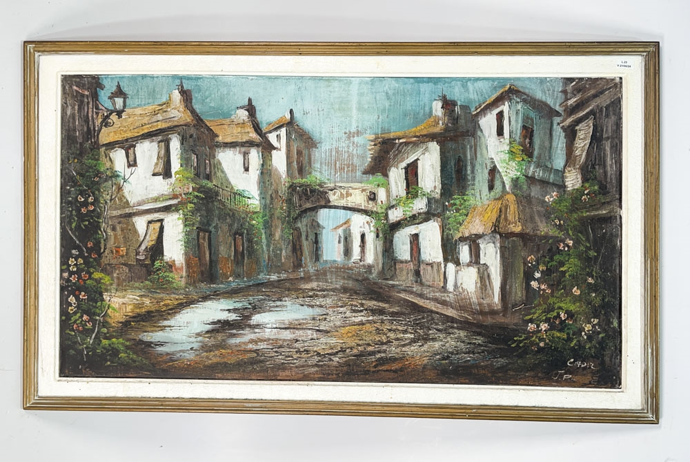 J. Pierre | Un cuadro oleo sobre fibra en relieve | MutualArt