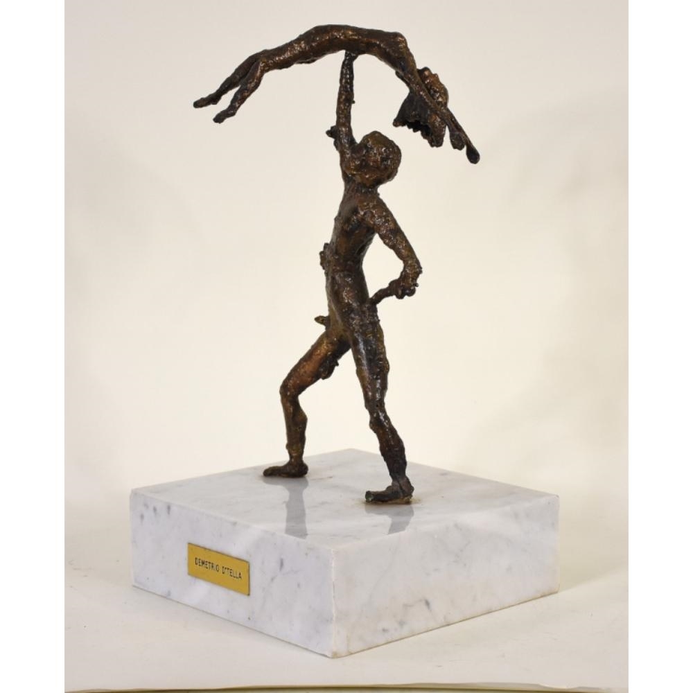 Demetrio D'Tella | Demetrio Della. Bronze sculptured figure of the ...