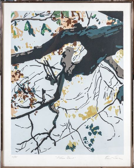 Robert Dash | Robert Dash, October Branch, Signed Color Lithograph ...