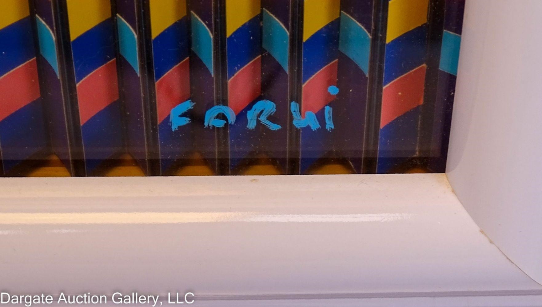 Josef Farhi | 1931-1997) Geometric Kinetic Art Farhigraph / Signed on ...