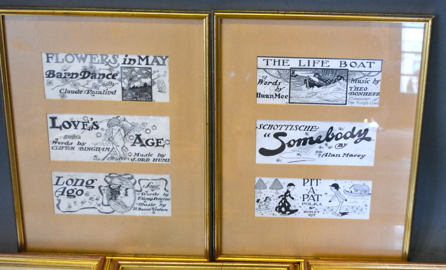 David Whitelaw | A Collection of Fifteen Sheet Music Prints to include ...