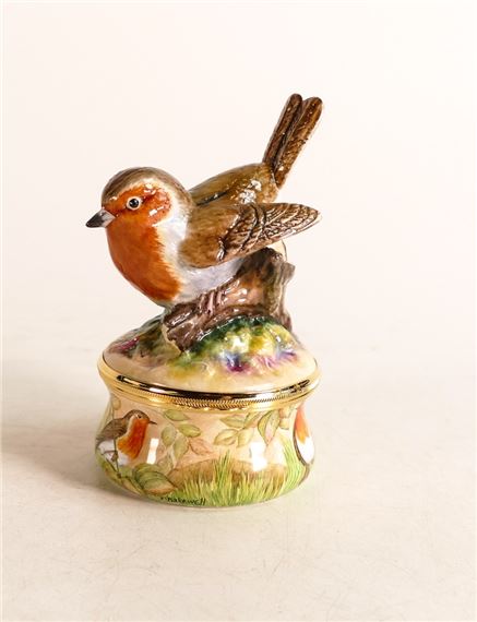 Fiona Bakewell | Elliot Hall enamelled Robin Bonbonniere by Fiona ...