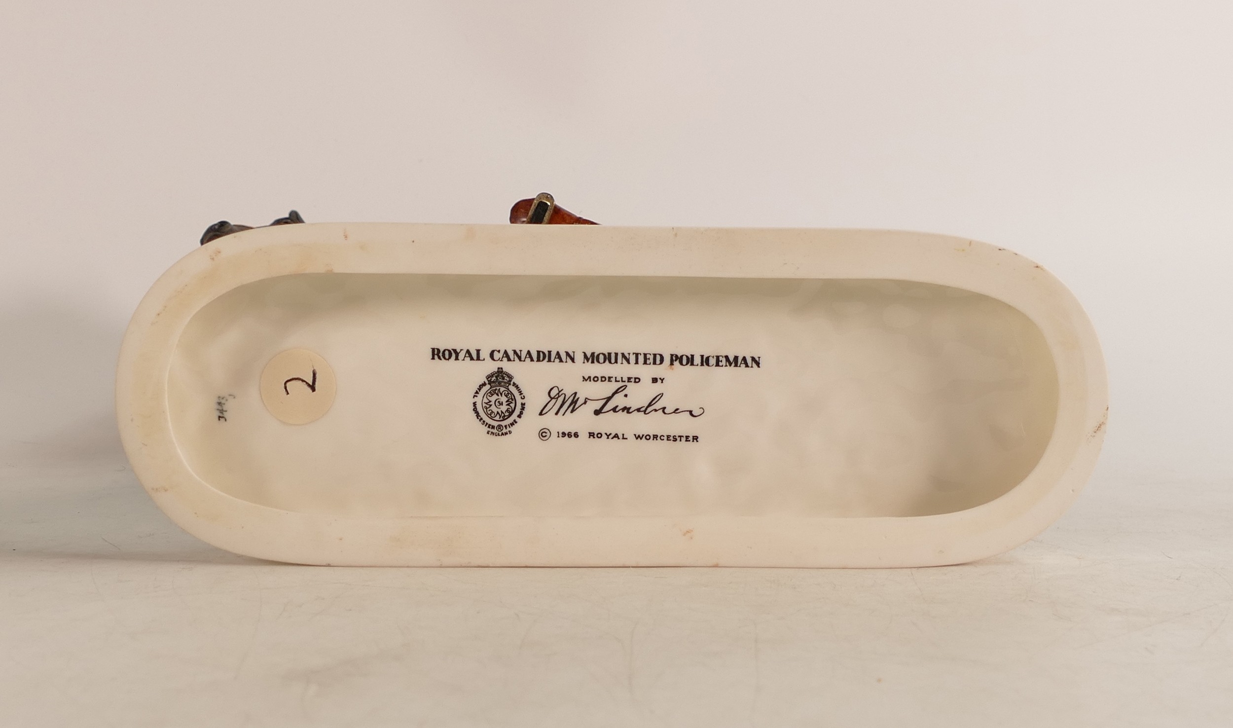 Doris Lindner | Royal Worcester Royal Canadian Mounted Policeman ...