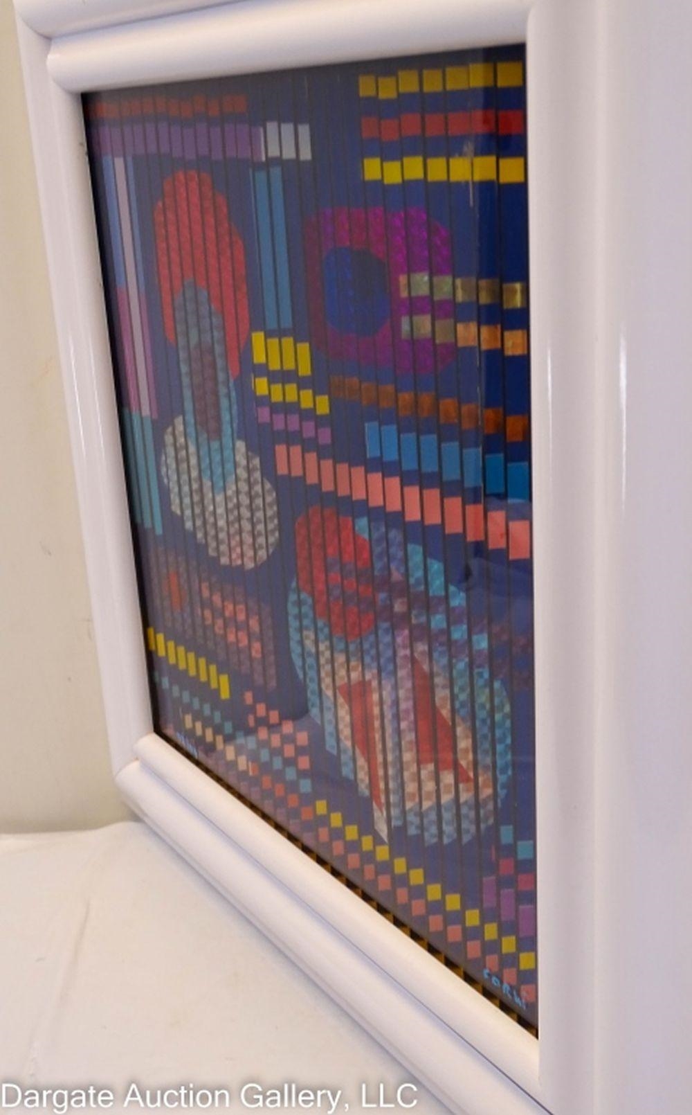 Josef Farhi | 1931-1997) Geometric Kinetic Art Farhigraph / Signed on ...