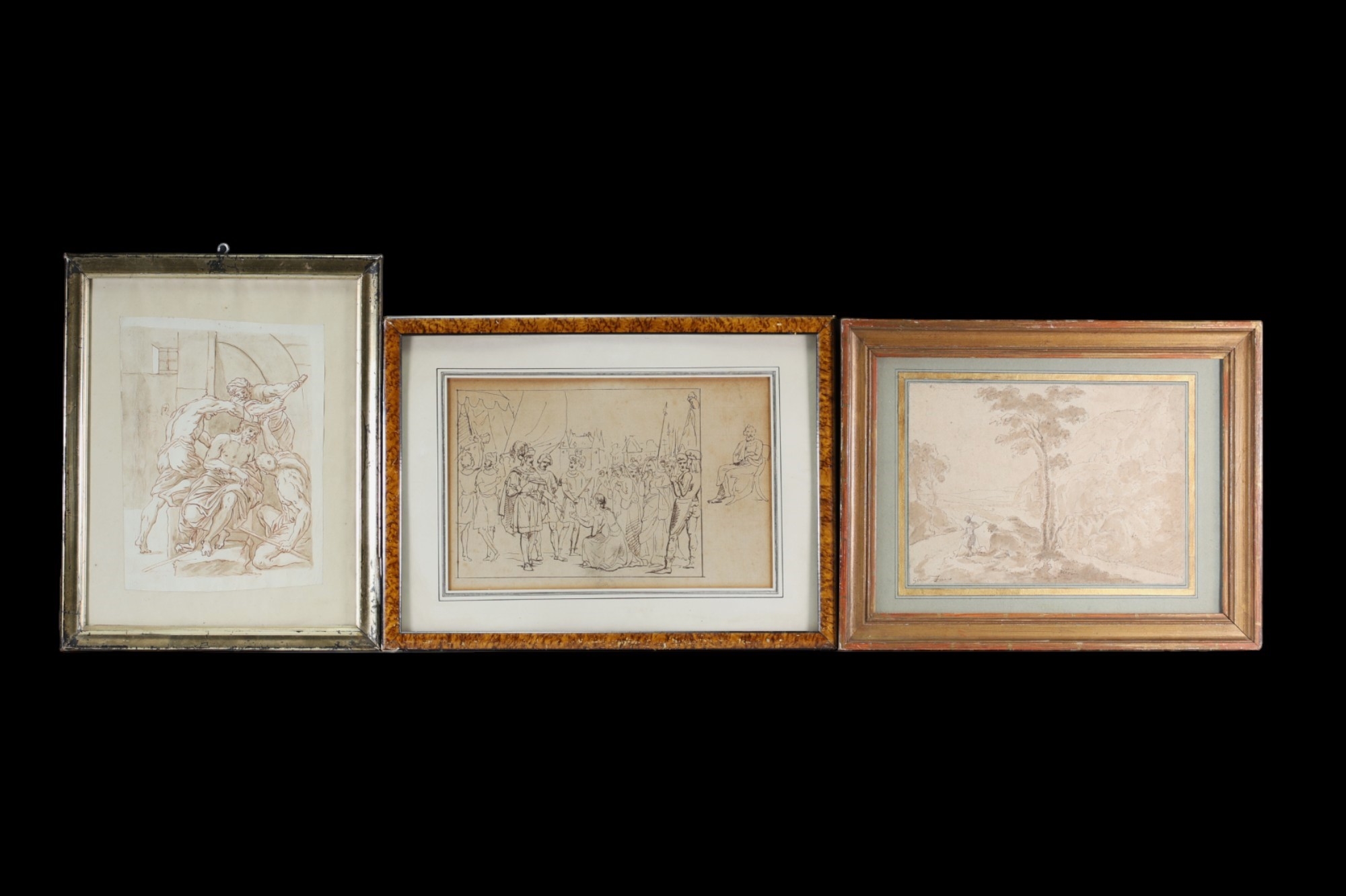Italian School, 18th Century | set of three pen and wash drawings (18th ...