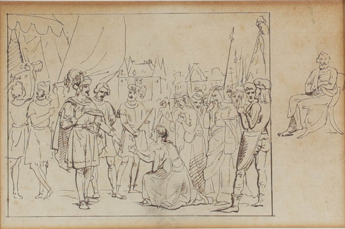 Italian School, 18th Century | set of three pen and wash drawings (18th ...