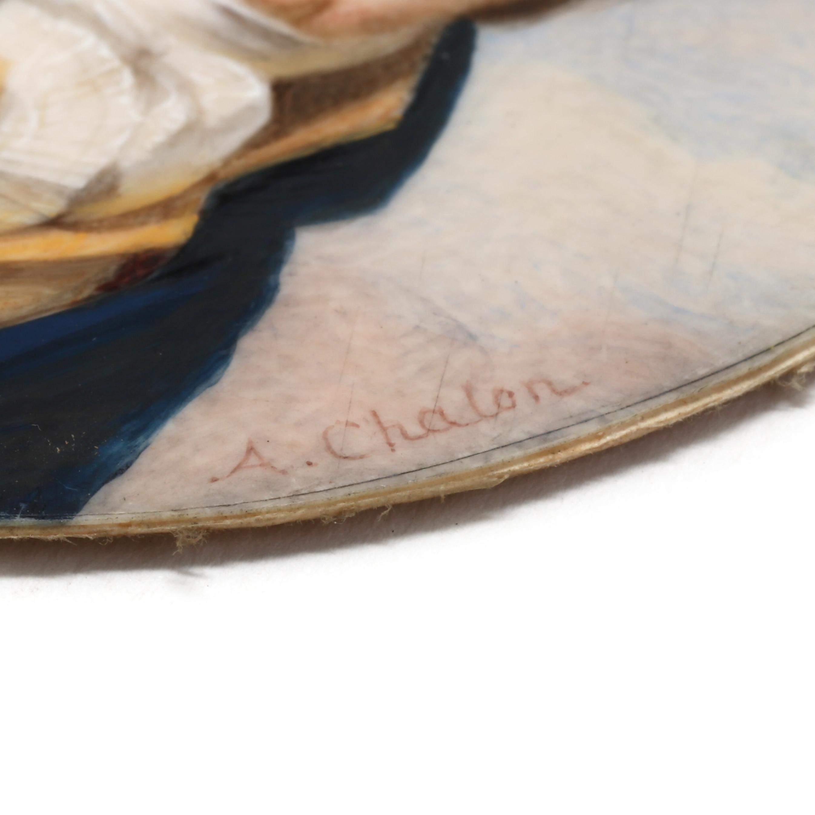 Alfred Chalon | Portrait Miniature of a Gentleman (Early 19th Century ...