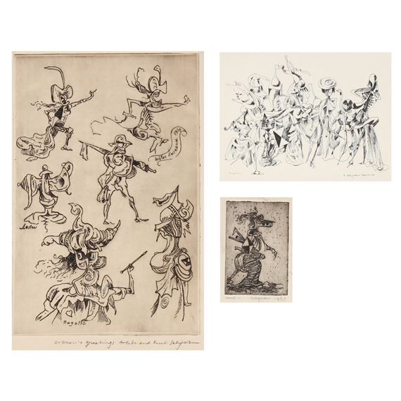 Kurt Seligmann | Composition surréaliste (1956) | MutualArt