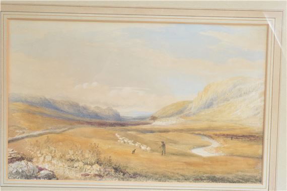 Alfred William Hunt | watercolour landscape. Signed A Hunt lower left ...