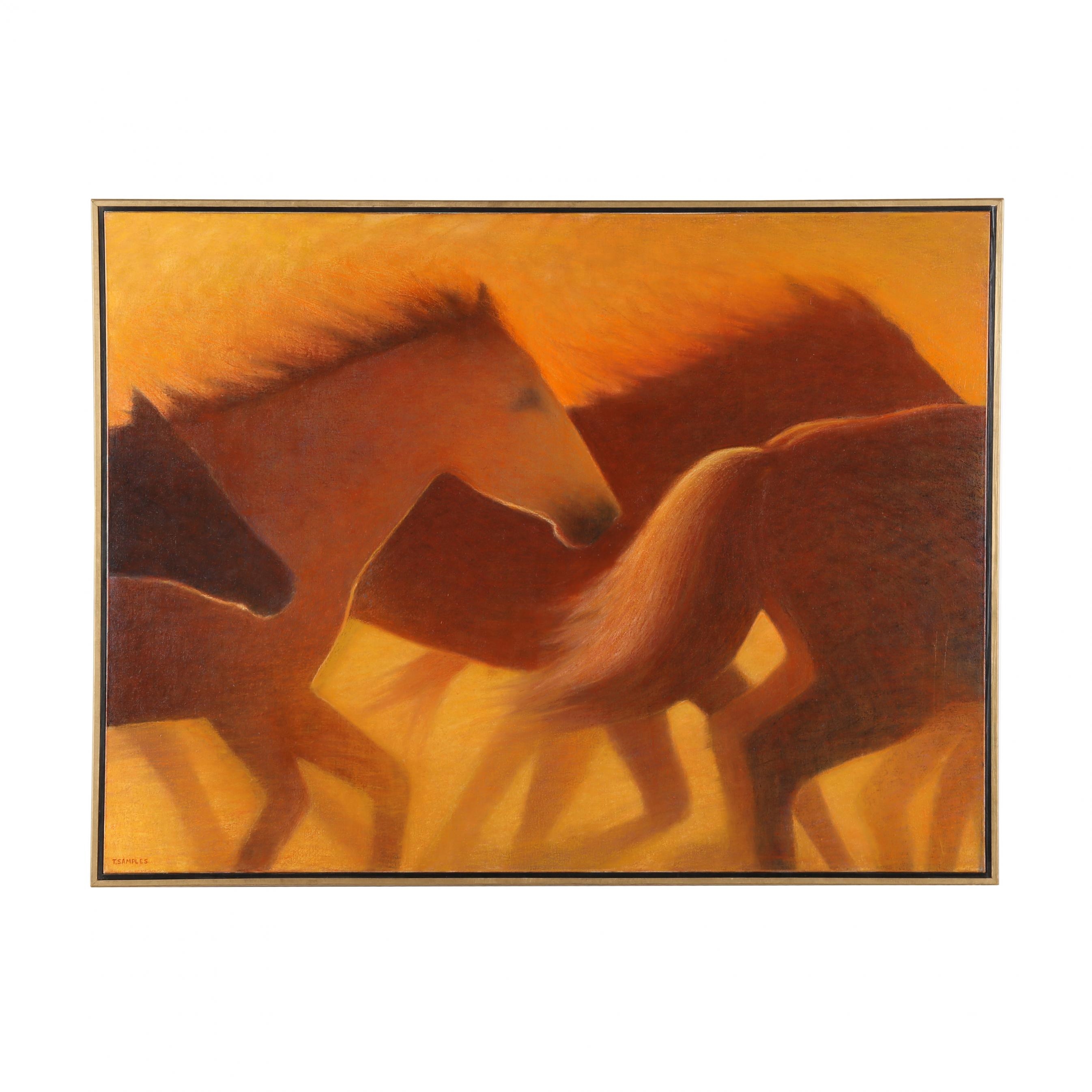 Terry Samples | Running Horses | MutualArt