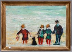 Henry Roland | Bord de mer animé | MutualArt