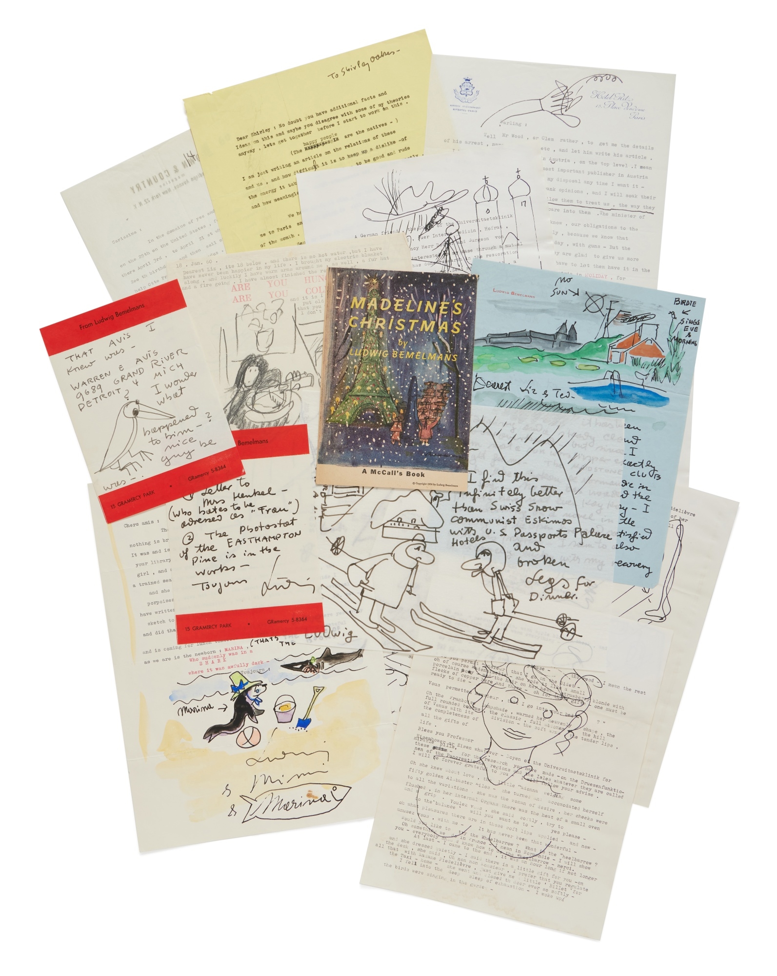 Ludwig Bemelmans | In the Middle of the Night, Miss Clavel Turned on ...