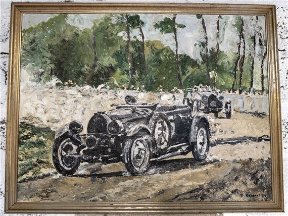 Danielle Dessart | BUGATTI TYPE LE MANS c - Original artwork by ...