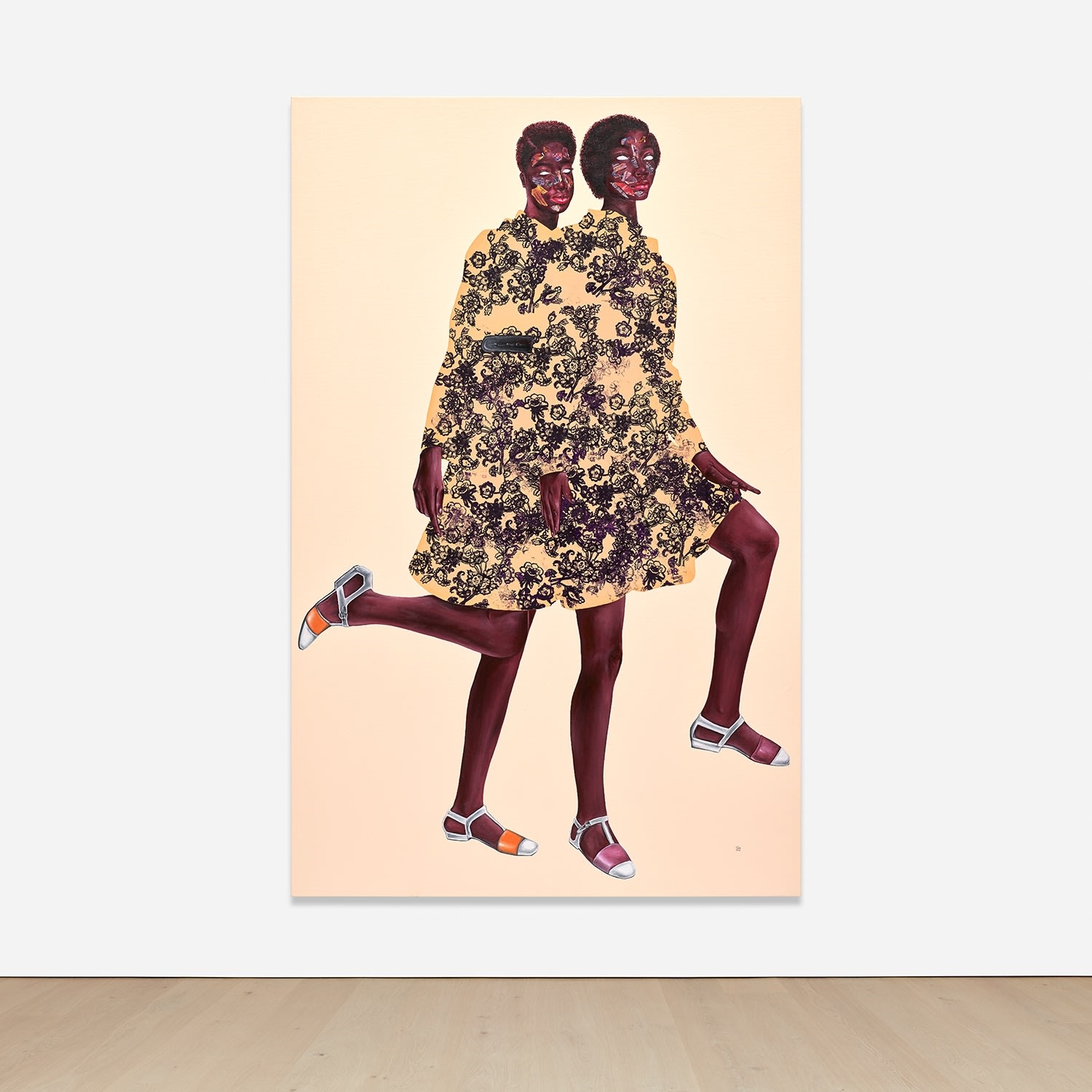 Emmanuel Taku | Golden Steps (2022) | MutualArt