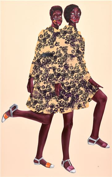 Emmanuel Taku | Golden Steps (2022) | MutualArt