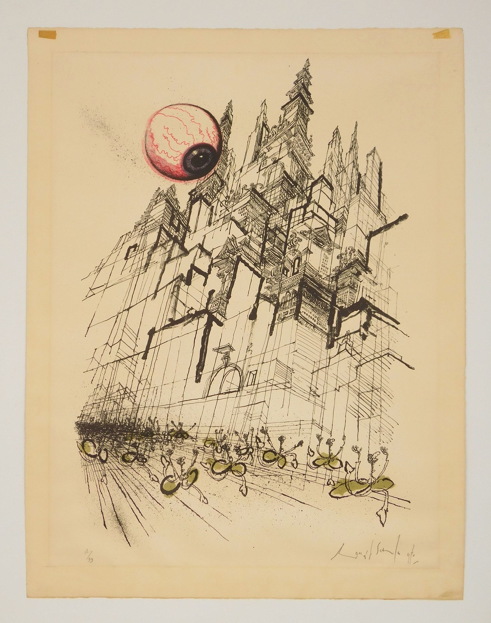 Ronald Searle | Untitled (1970) | MutualArt