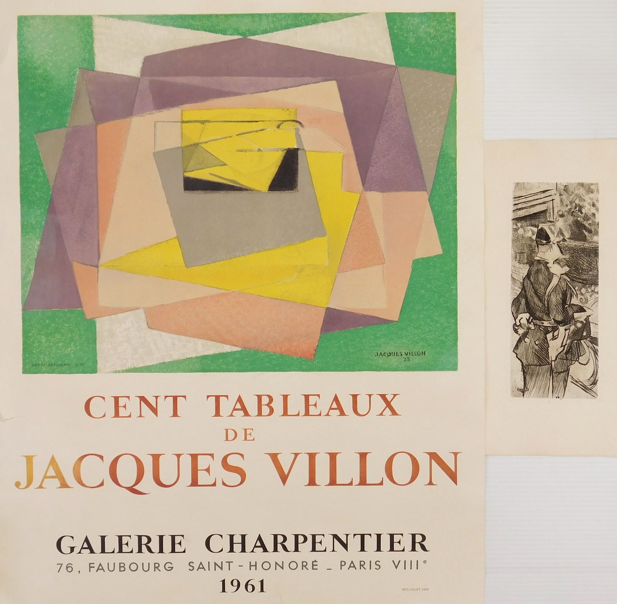 Jacques Villon | Portrait de Suzanne Duchamp, Sœur de l'artiste, 1928 ...