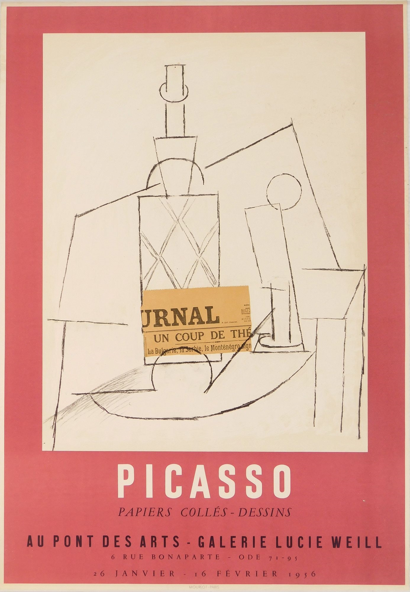 Pablo Picasso | Verre et pichet (1944) | MutualArt