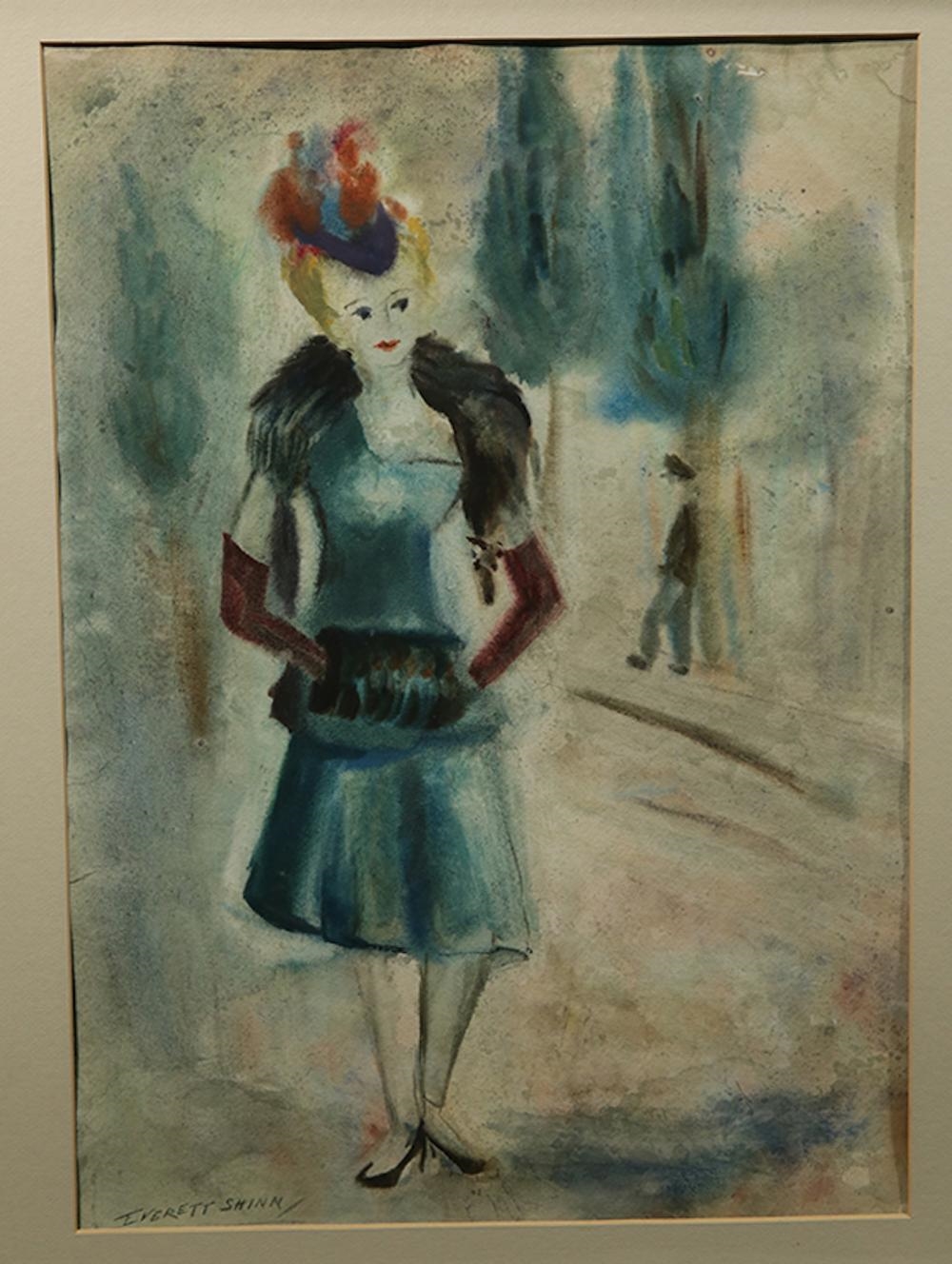 Everett Shinn | FOOTLIGHT FLIRTATION | MutualArt