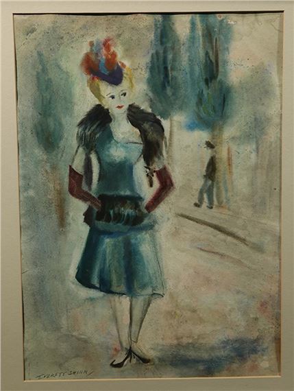 Everett Shinn | Everett Shinn and dated 1933 (ll) (1933) | MutualArt