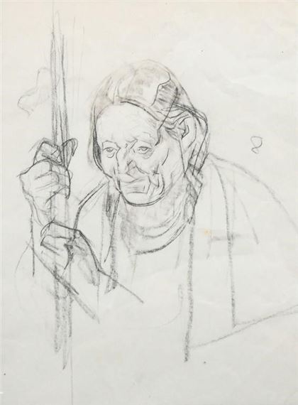 Dean Cornwell | DEAN CORNWELL BANK MURAL STUDY (1956) | MutualArt