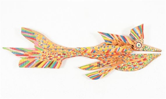 James Neal Renfro | JAMES RENFRO FOLK ART FISH SCULPTURE | MutualArt
