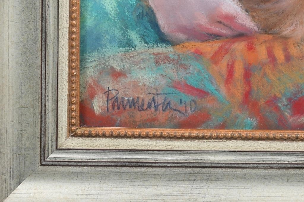 Susan Parmenter | SUSAN PARMENTER GIRL AND HER DOG PASTEL (2010 ...