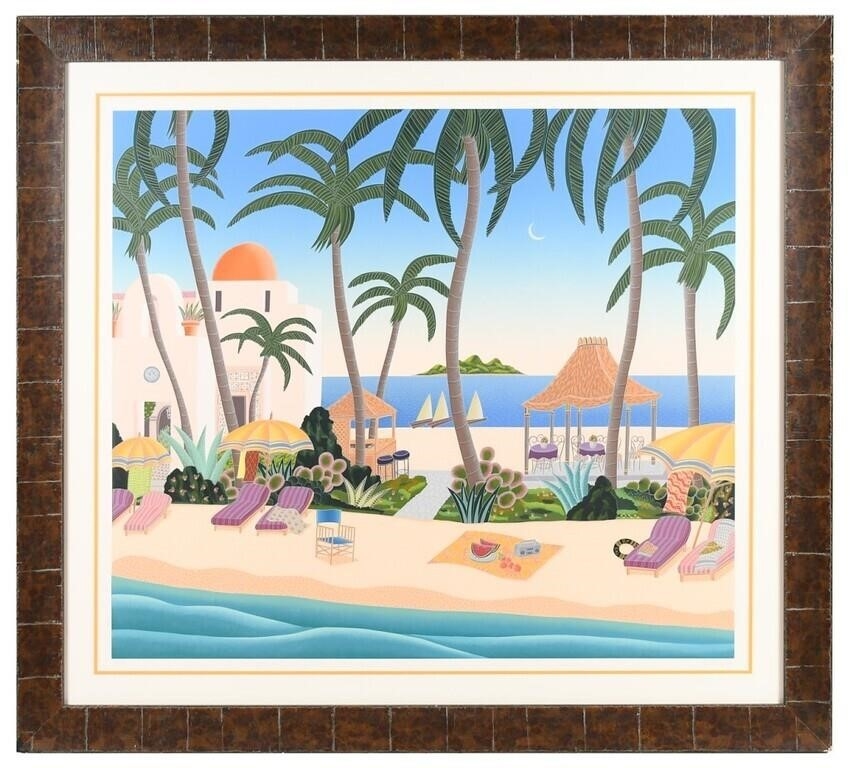 Thomas McKnight | LARGE THOMAS MCKNIGHT SERIGRAPH | MutualArt