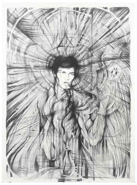 ASHER EIN DOR | ASHER EIN DOR SELF-PORTRAIT AS ELVIS SINGING (72 ...
