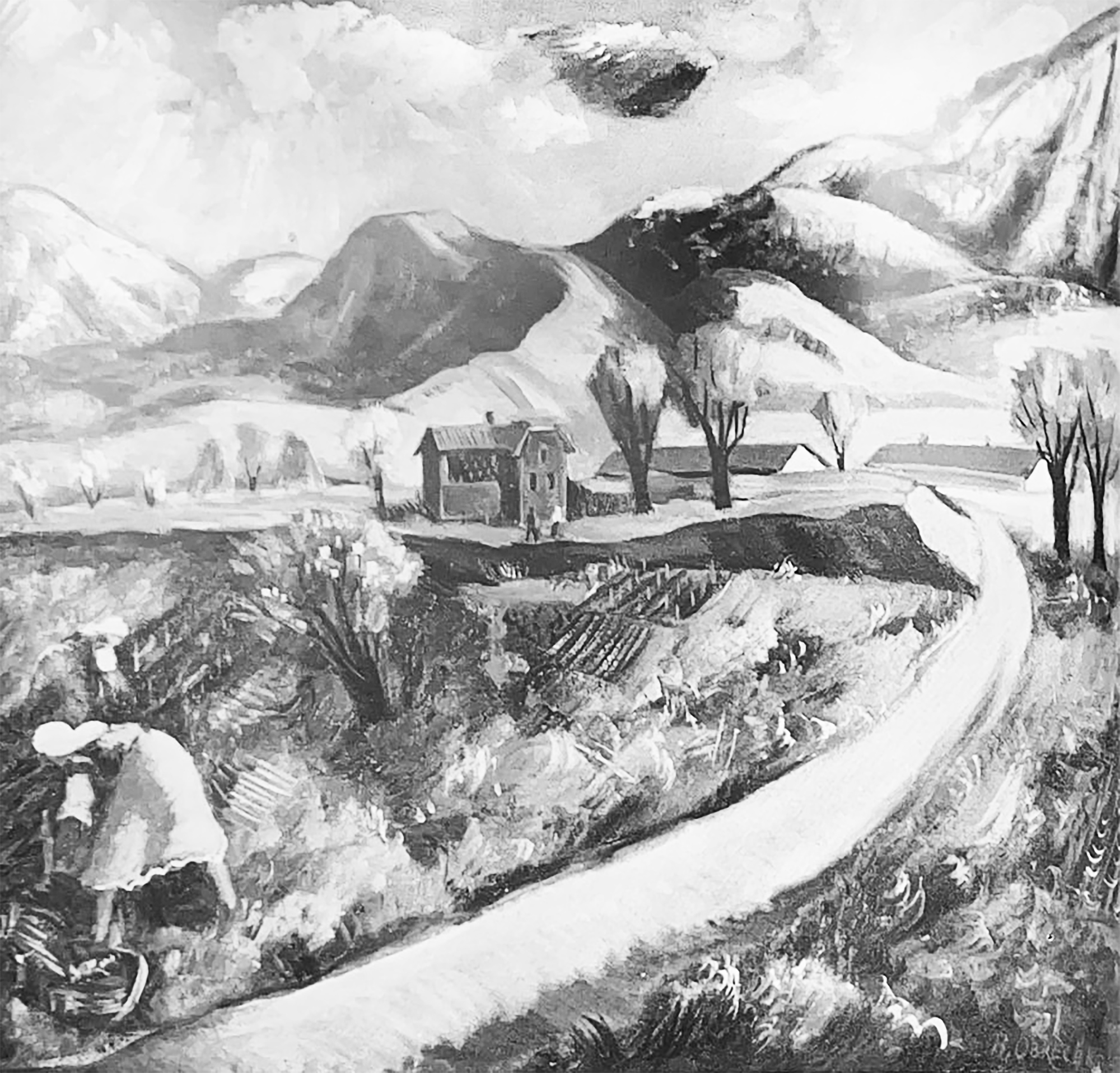 Bencho Obreshkov | Vase with tulips in the Rhodopes [1930's (Circa 17 ...