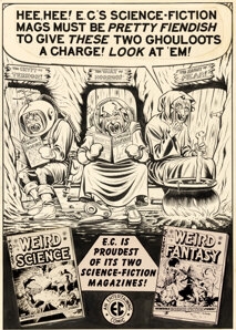 Al Feldstein | Al Feldstein - EC Comics House Ad Illustration Original ...