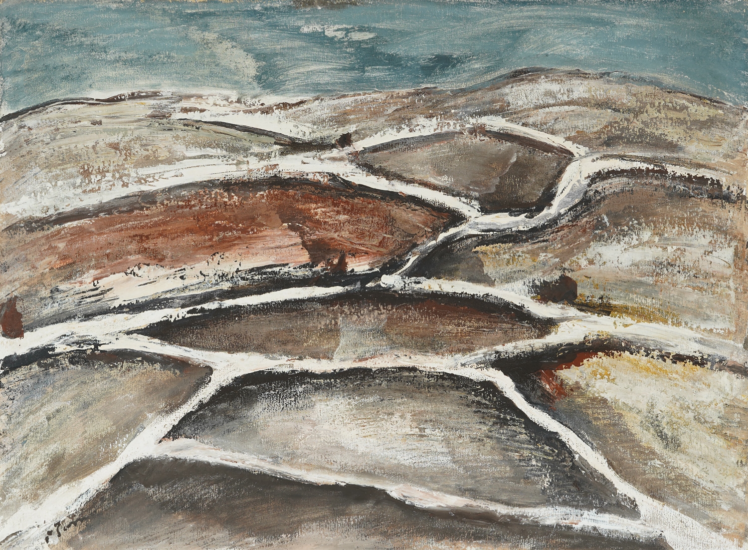 Frano Šimunović | Stone-pit with Borders [1976 (Circa 17) | MutualArt