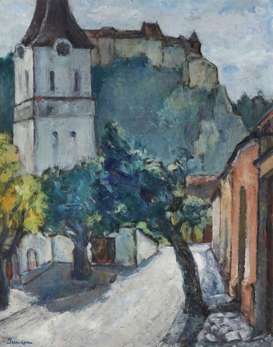Marius Bunescu | Landscape from Bran [1930-1931 (Circa 17) | MutualArt