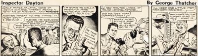 Jack Kamen | Jack Kamen Inspector Dayton Daily Comic Strip #1 Original ...