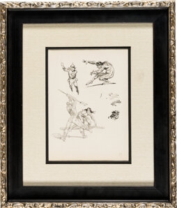 Frank Frazetta | Frank Frazetta - Gladiators and Monster Sketches ...