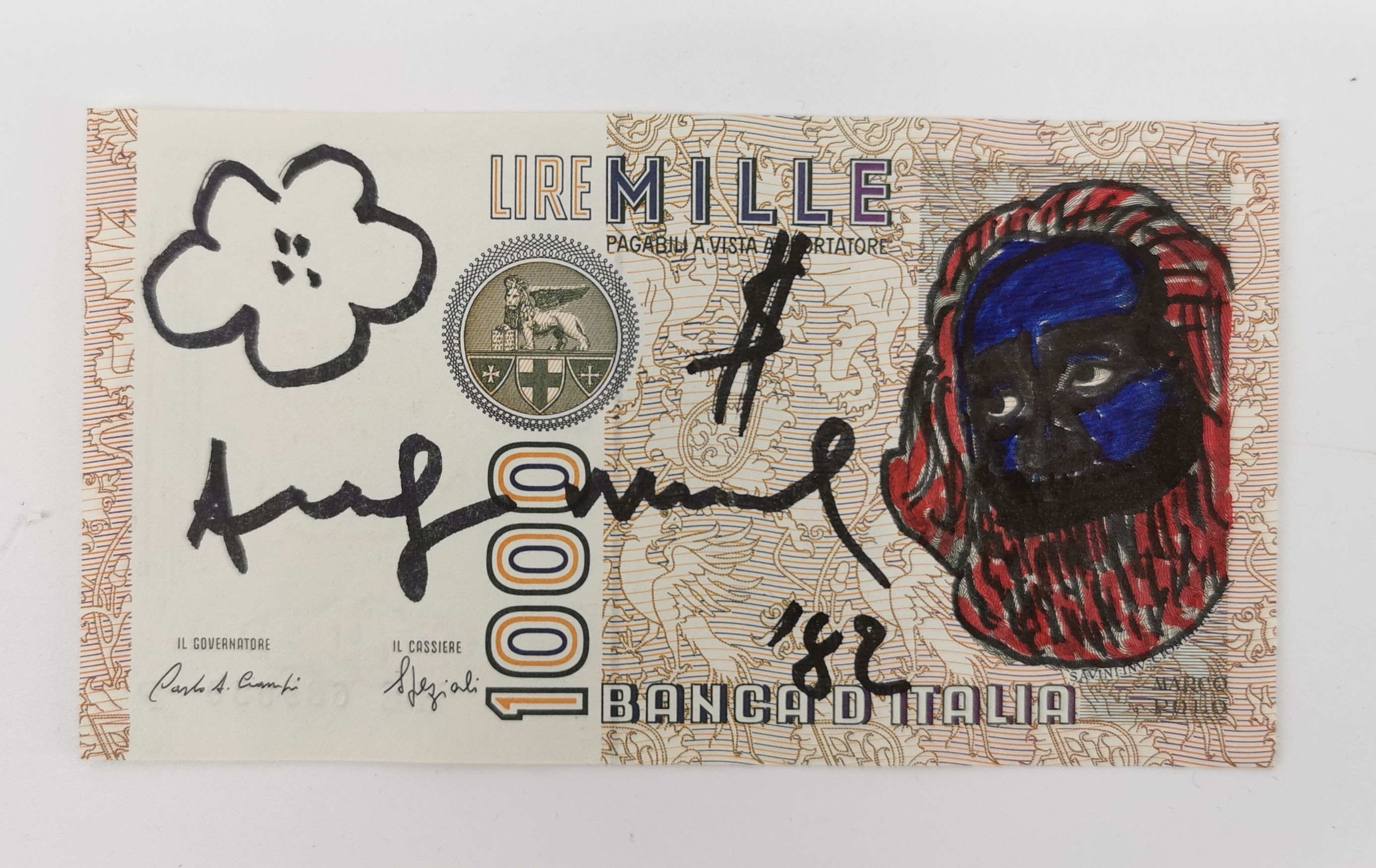 Andy Warhol | ANDY WARHOL - BANKNOTE MIT ZEICHNUNGEN (1922 - 1987 ...