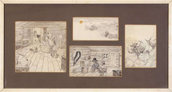 Stewart Cameron | Cartoons drawn for Golden West Magazine | MutualArt